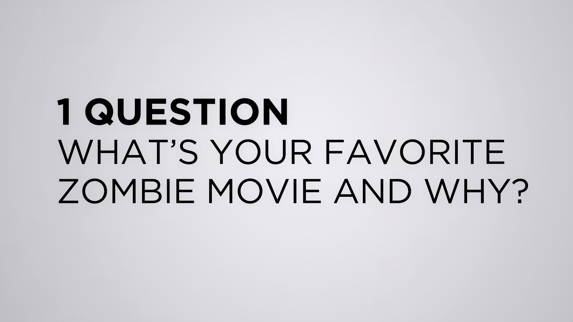Ask the Filmmakers: What’s Your Favorite Zombie Movie and Why? | Tribeca