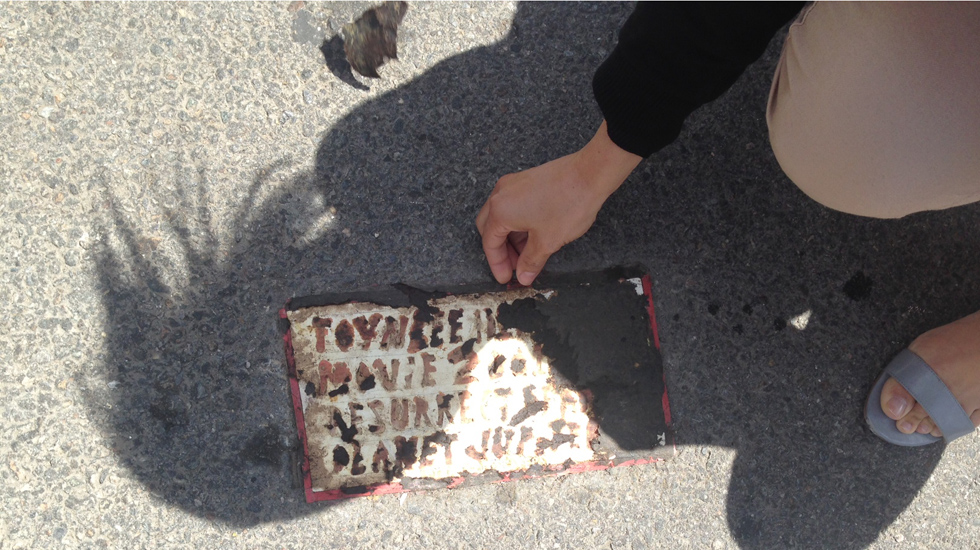 We Found a Toynbee Tile Right Outside TFF HQ! | Tribeca